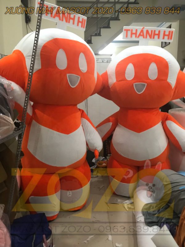 Xưởng may Mascot ZOZO chuyên Mascot theo yêu cầu, Mascot giá rẻ