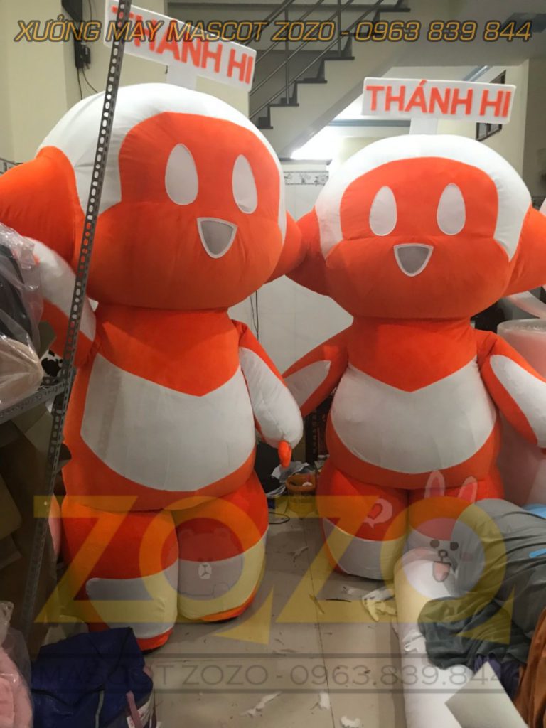 Xưởng may Mascot ZOZO chuyên Mascot theo yêu cầu, Mascot giá rẻ