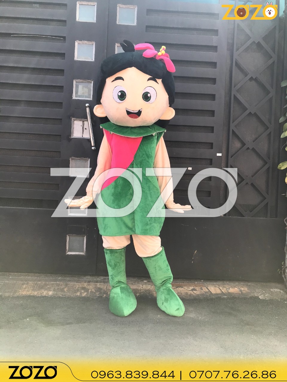 MASCOT TÁM TUỐT - Mascot Zozo - Xưởng may mascot đẹp