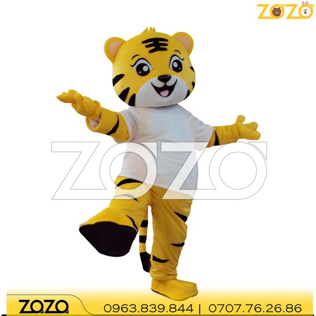 MASCOT CON HỔ - Mascot Zozo - Xưởng may mascot đẹp
