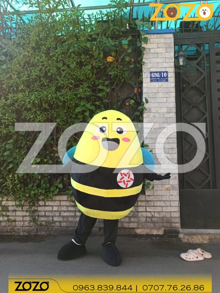 MASCOT CON ONG - Mascot ZOZO chuyên sản xuất Mascot theo yêu cầu