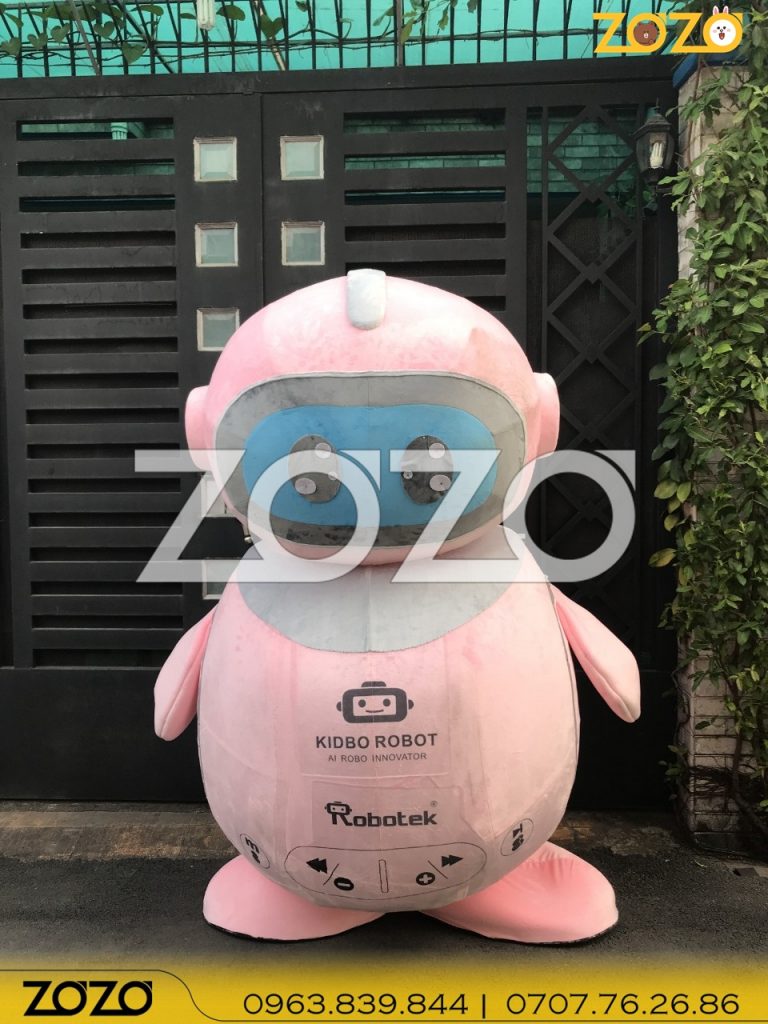 MASCOT ROBOT KIDBO - Mascot Zozo - Xưởng may mascot đẹp
