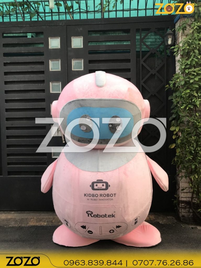 MASCOT ROBOT KIDBO - Mascot Zozo - Xưởng may mascot đẹp