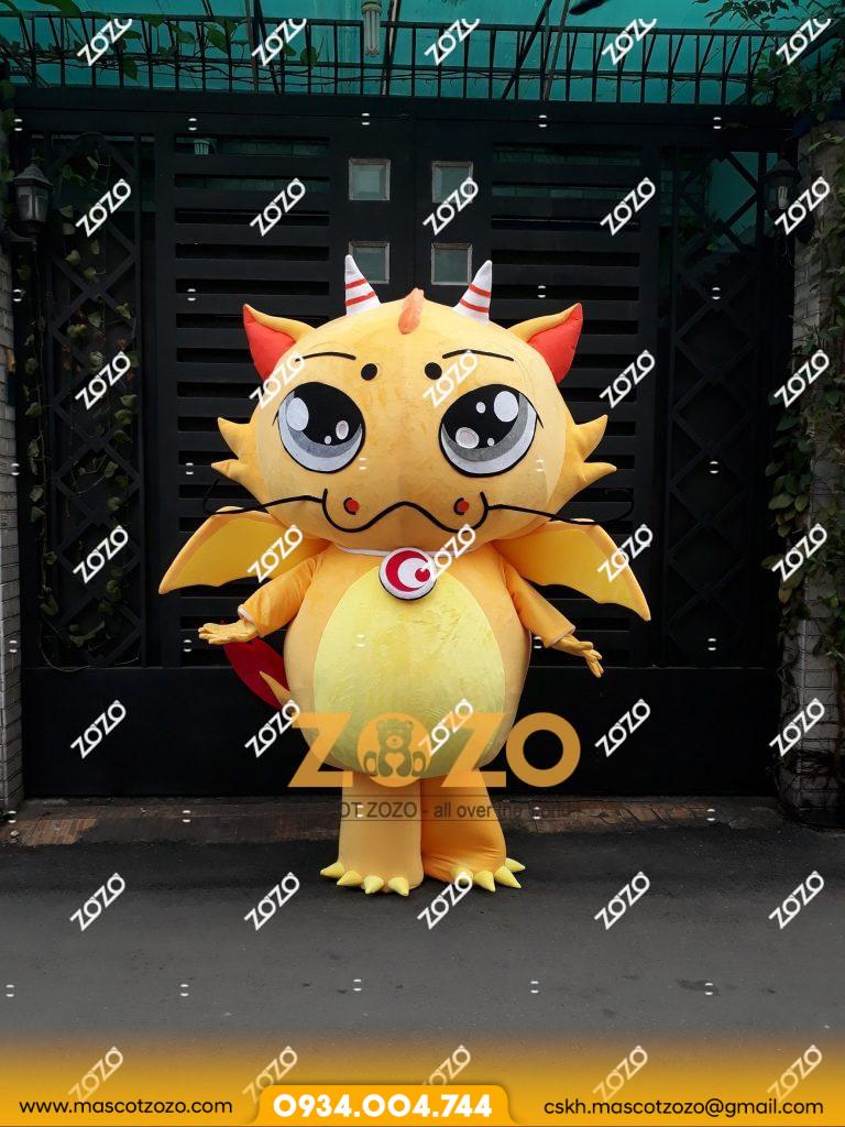 MASCOT RỒNG CÓ CÁNH - Mascot Zozo - Xưởng may mascot đẹp