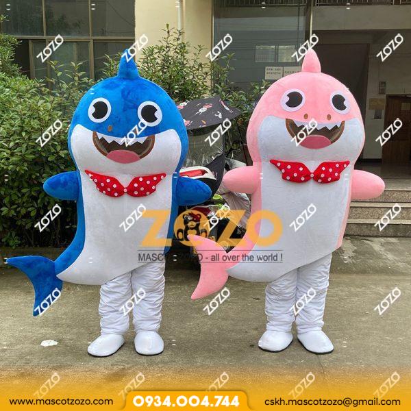 MASCOT CÁ MẬP - Mascot Zozo - Xưởng may mascot đẹp