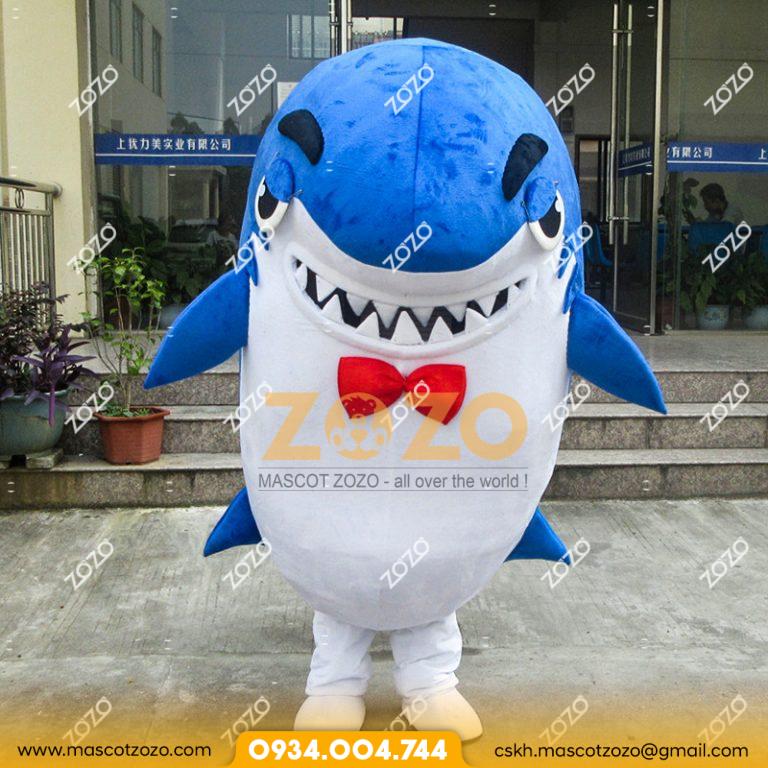 MASCOT CÁ MẬP - Mascot Zozo - Xưởng may mascot đẹp