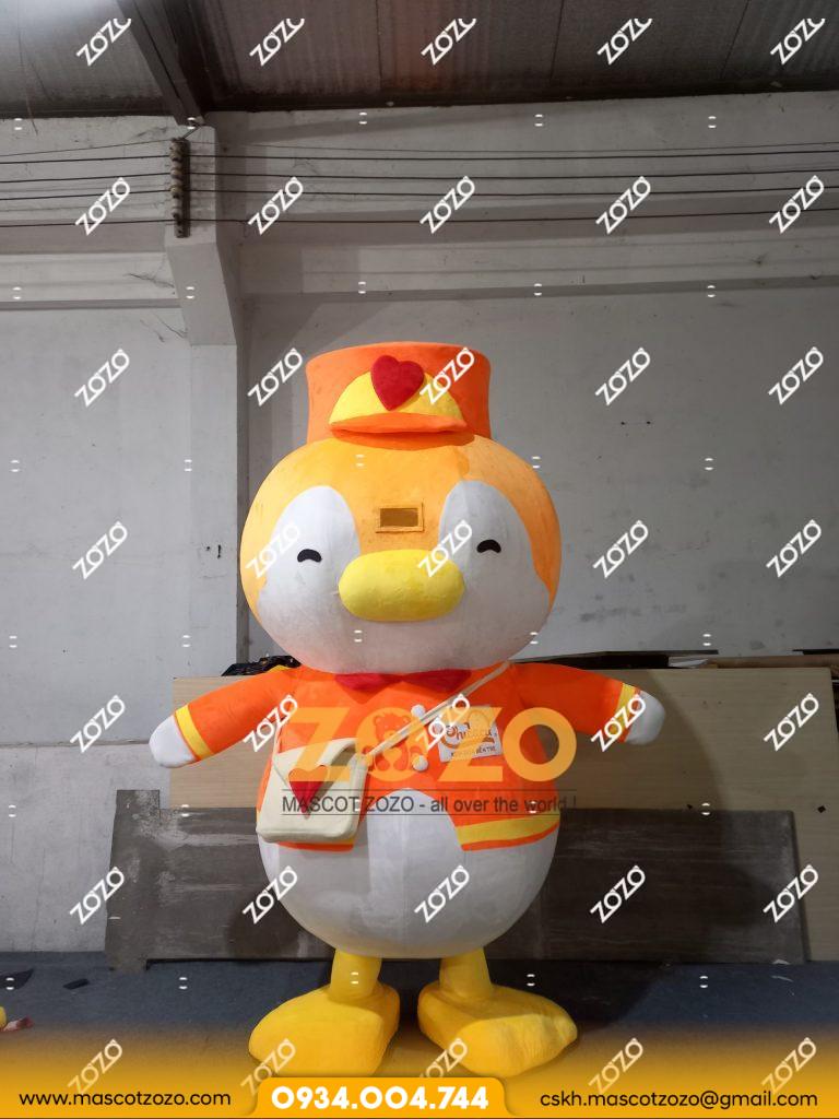 LINH VẬT CHIM CÁNH CỤT - Mascot Zozo - Xưởng may mascot đẹp