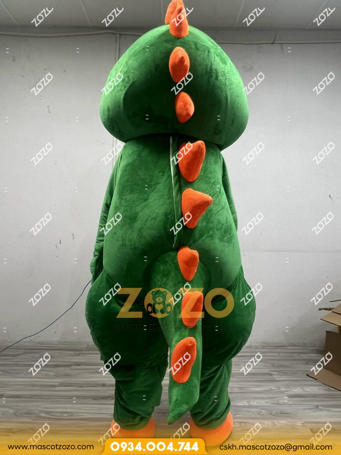 MASCOT KHỦNG LONG DINO - Mascot Zozo - Xưởng may mascot đẹp