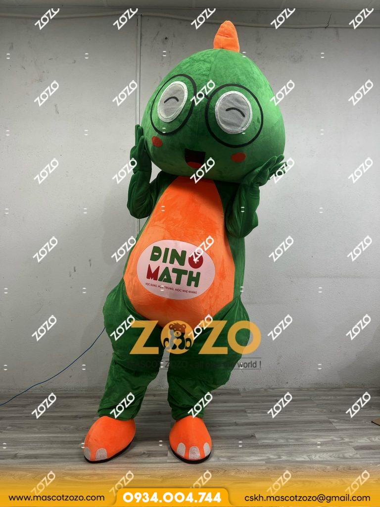 MASCOT KHỦNG LONG DINO - Mascot ZOZO chuyên sản xuất Mascot theo yêu cầu