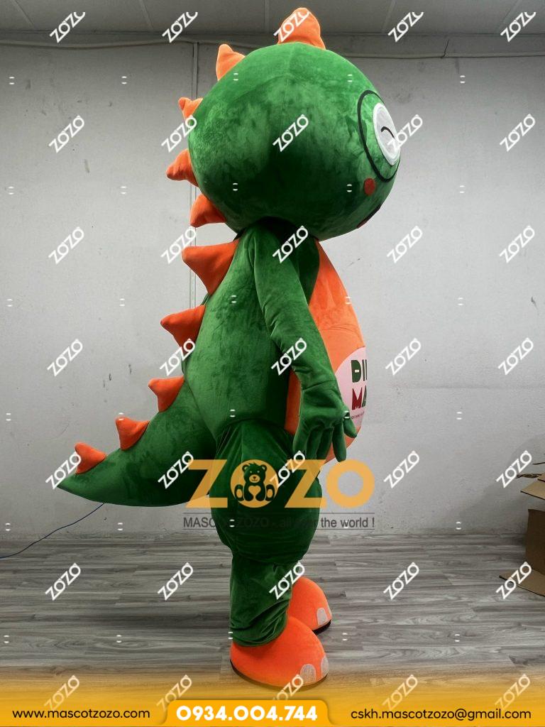 MASCOT KHỦNG LONG DINO - Mascot Zozo - Xưởng may mascot đẹp