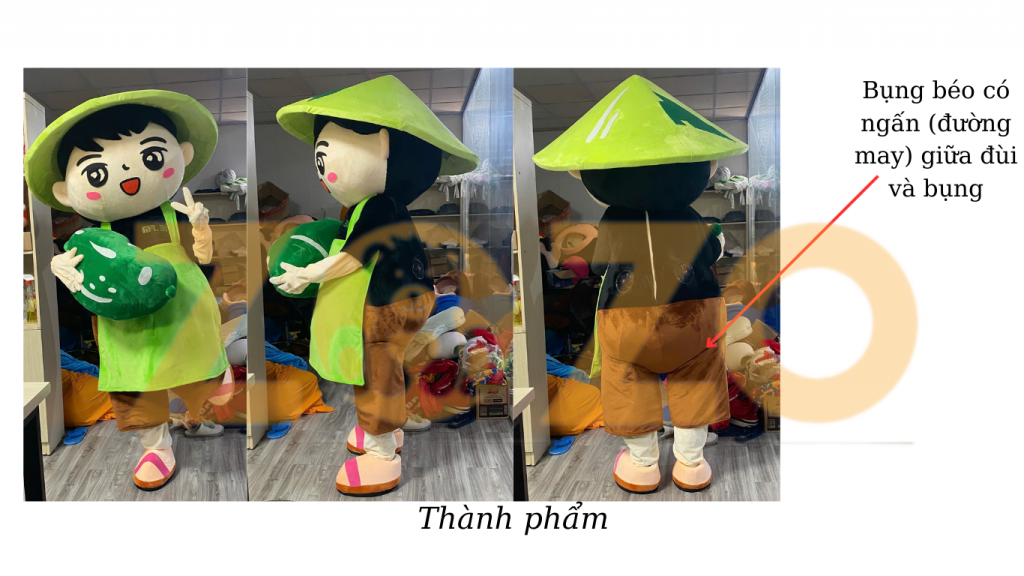 HƯỚNG DẪN CHỌN FORM MASCOT BÔNG - Mascot Zozo - Xưởng may mascot đẹp