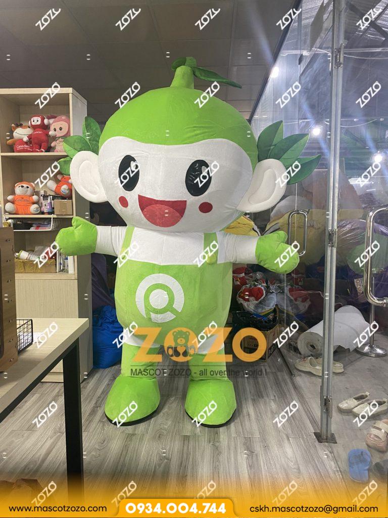 MASCOT HƠI EM BÉ PRO - Mascot Zozo - Xưởng may mascot đẹp