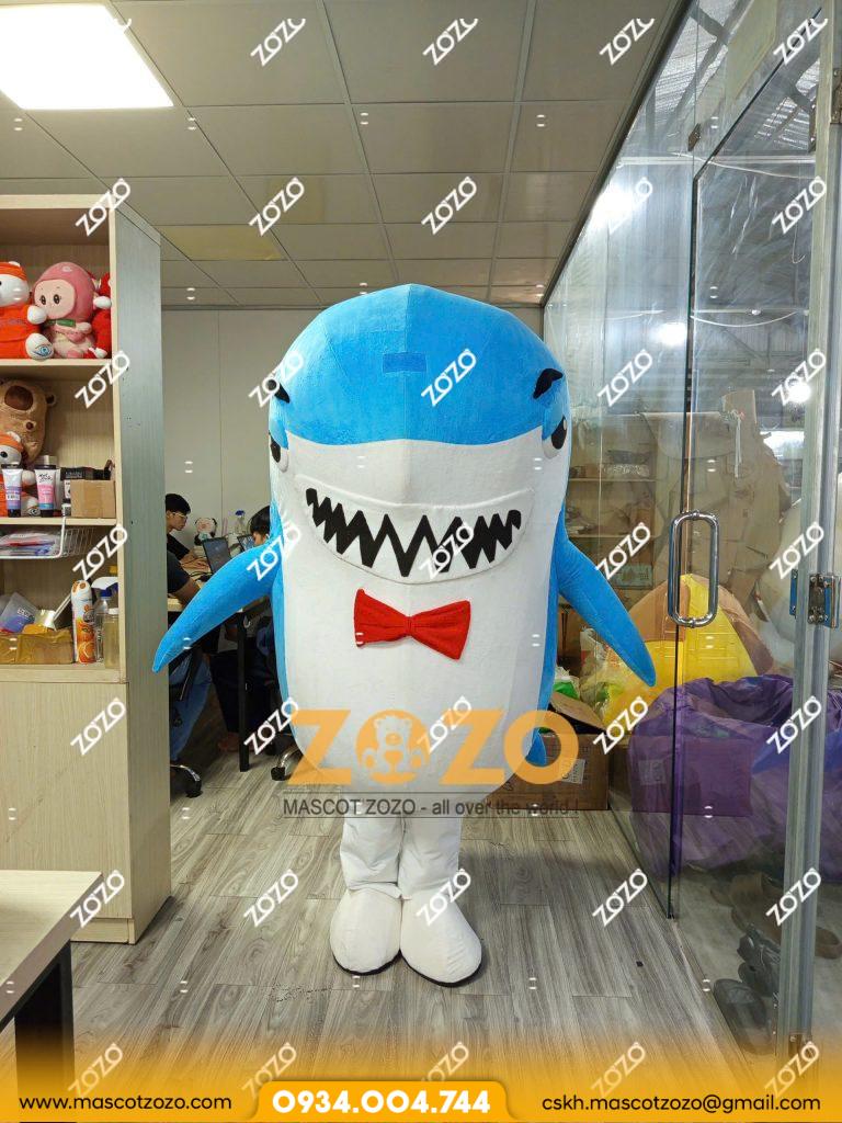 MASCOT CÁ MẬP - Mascot Zozo - Xưởng may mascot đẹp