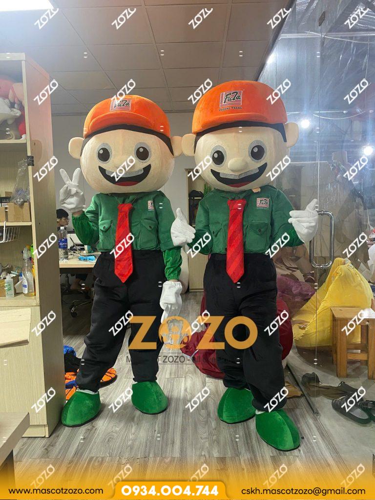 MASCOT NHÀ XE PHƯƠNG TRANG - Mascot Zozo - Xưởng may mascot đẹp